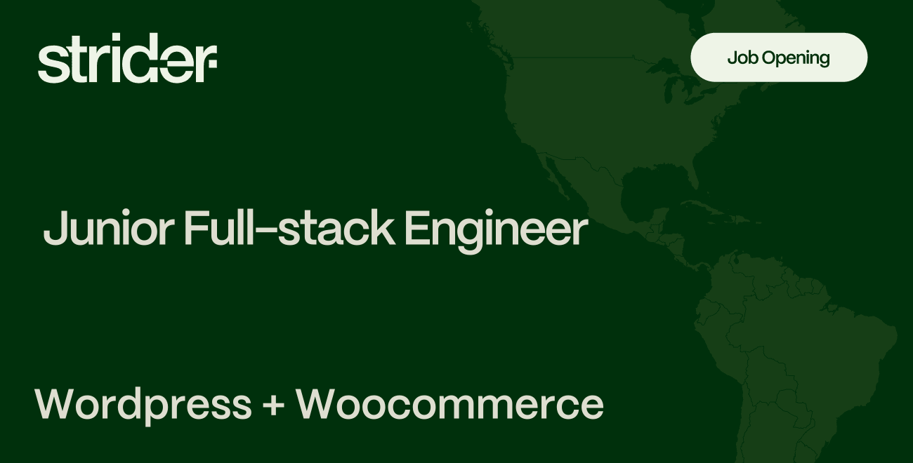 Junior Full-stack Engineer - Wordpress, Woocommerce - Anime Marketplace ...