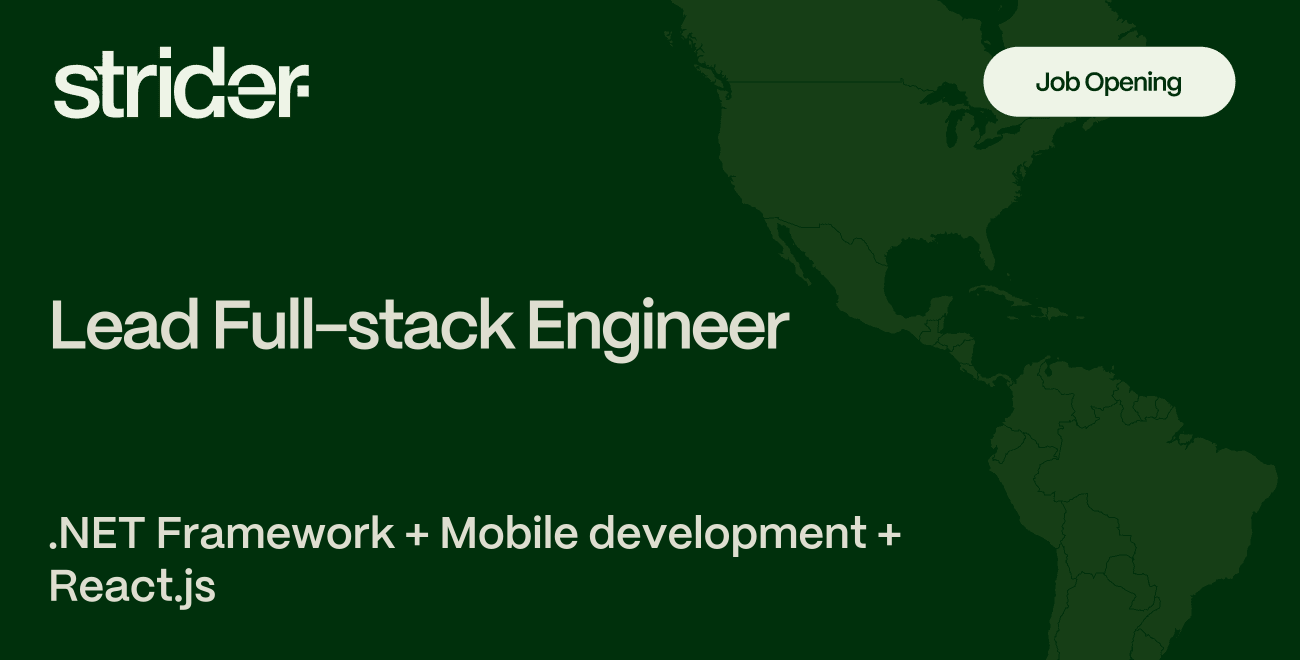 Lead Full-stack Engineer - .NET Framework, Mobile development - Pet ...